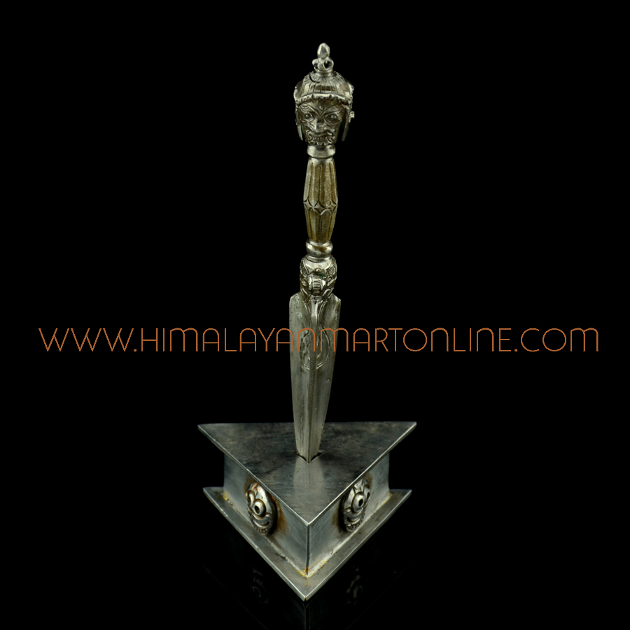 6.5" Iron Phurba: Buy 6.5" Iron Phurba Online - Himalayan Mart