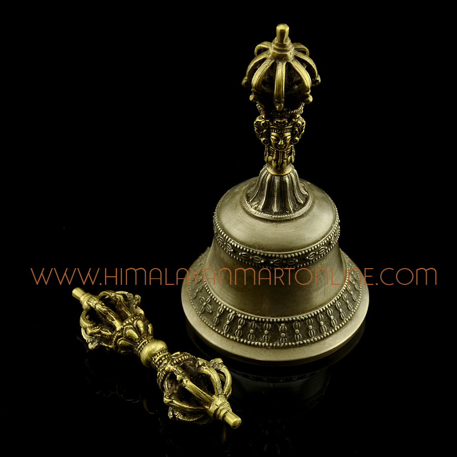 6.25” Vajra & Bell Set: Buy 6.25” Vajra & Bell Set Online - Himalayan Mart