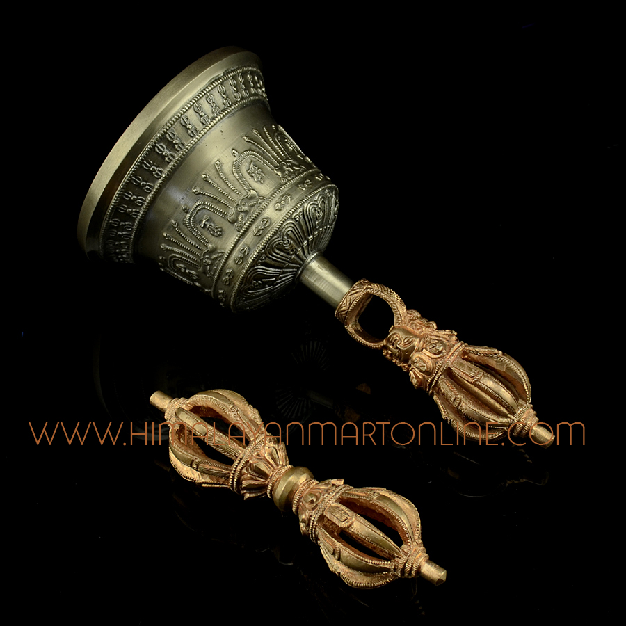 7.5” Vajra & Bell Set: Buy 7.5” Vajra & Bell Set Online - Himalayan Mart