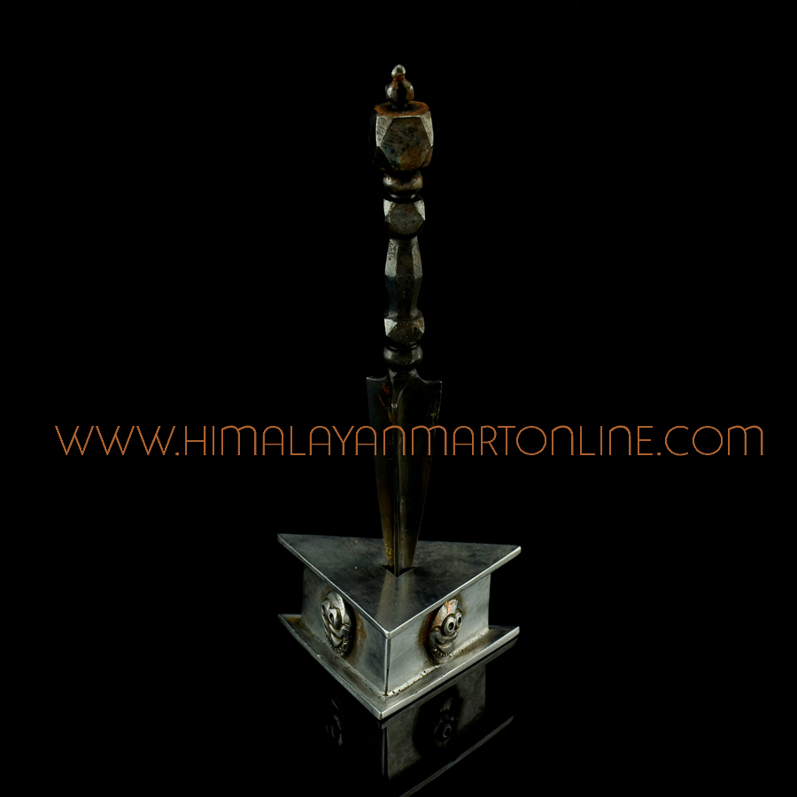 6.75" Iron Phurba: Buy 6.75" Iron Phurba Online - Himalayan Mart