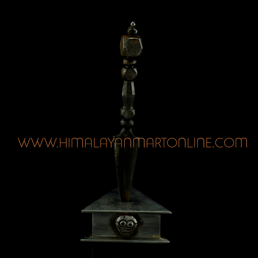 6.75" Iron Phurba: Buy 6.75" Iron Phurba Online - Himalayan Mart