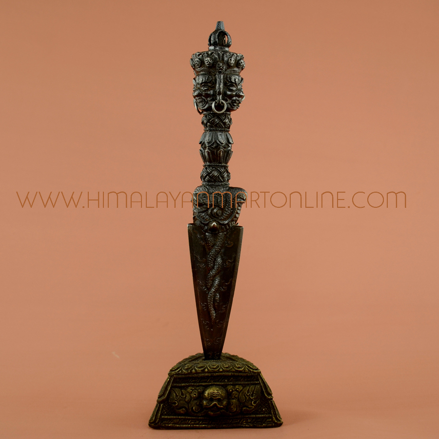 11.5" Iron Phurba: Buy 11.5" Iron Phurba Online - Himalayan Mart