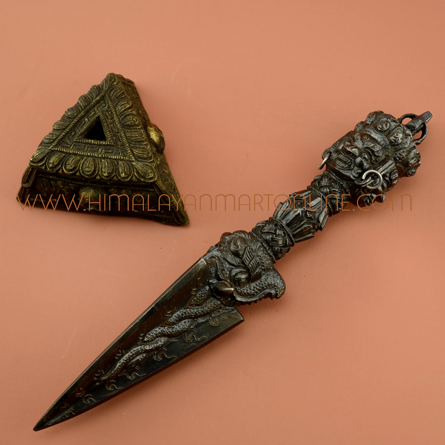 11.5" Iron Phurba: Buy 11.5" Iron Phurba Online - Himalayan Mart