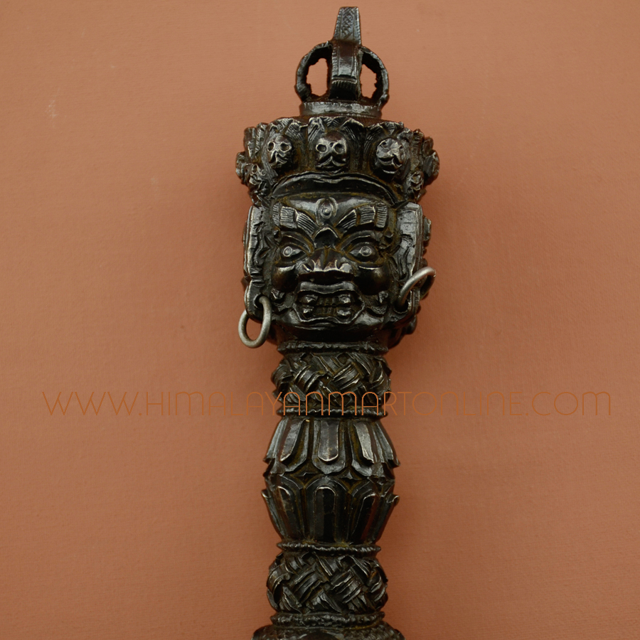 11.5" Iron Phurba: Buy 11.5" Iron Phurba Online - Himalayan Mart
