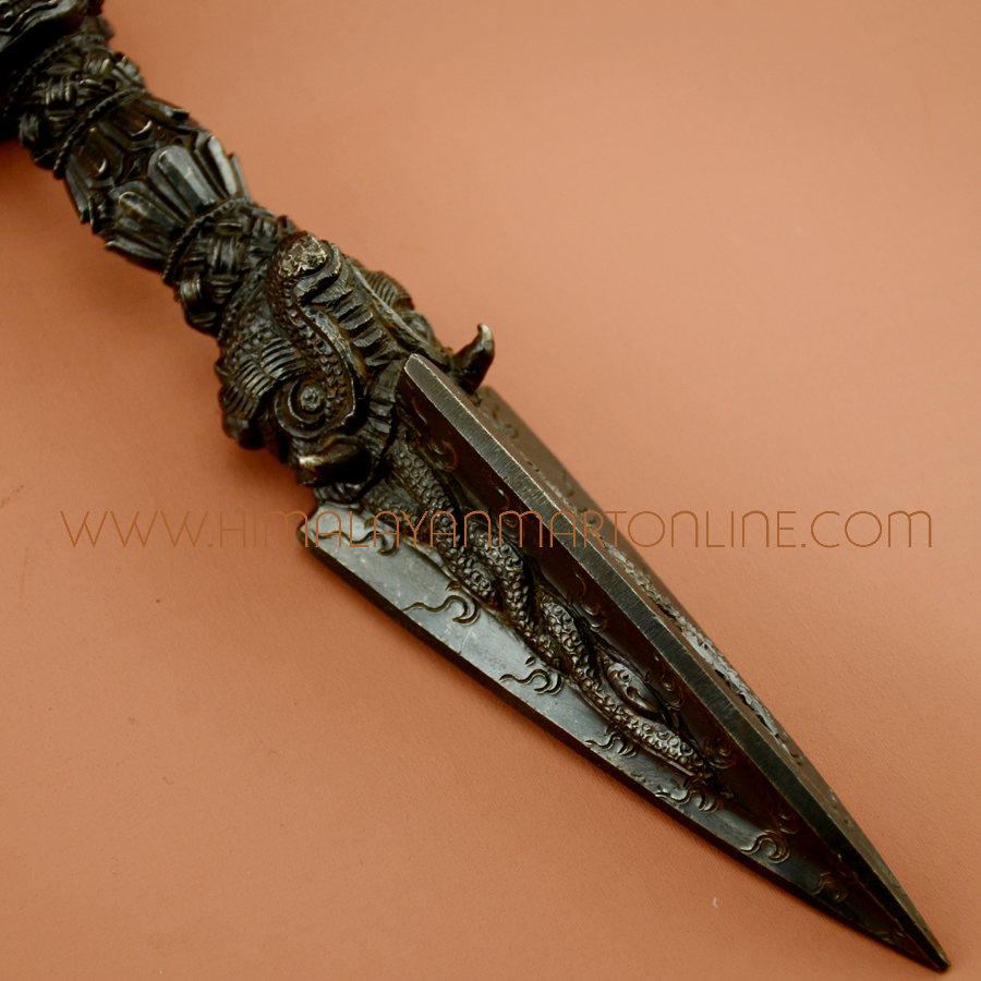 11.5" Iron Phurba: Buy 11.5" Iron Phurba Online - Himalayan Mart