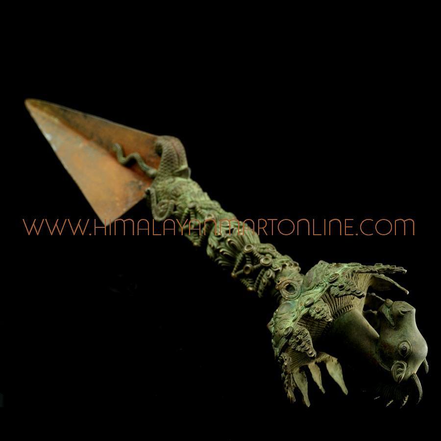 15.25" Iron Phurba Set: Buy 15.25" Iron Phurba Set Online - Himalayan Mart