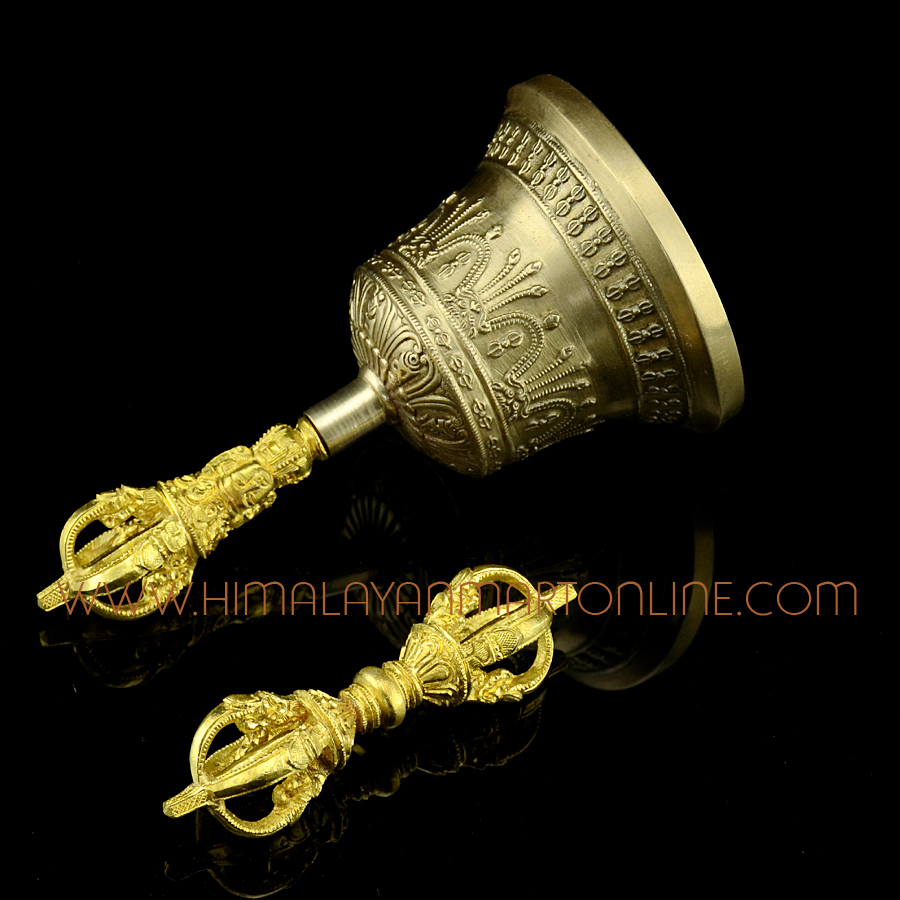 6” Vajra & Bell Ghanta Set: Buy 6” Vajra & Bell Ghanta Set Online ...