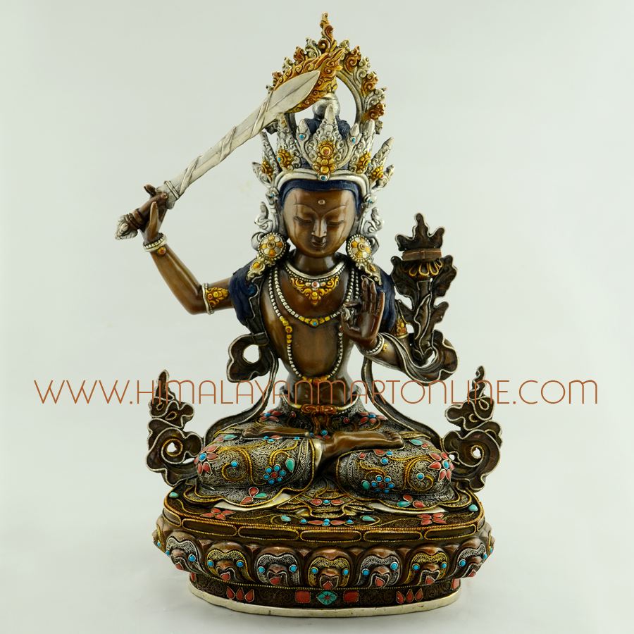 14" Manjushri / Jampelyang Statue: Buy 14" Manjushri / Jampelyang ...