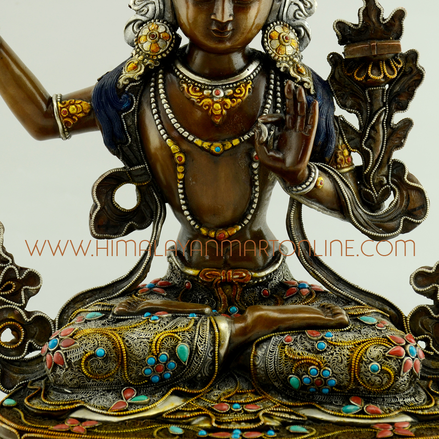 14" Manjushri / Jampelyang Statue: Buy 14" Manjushri / Jampelyang ...