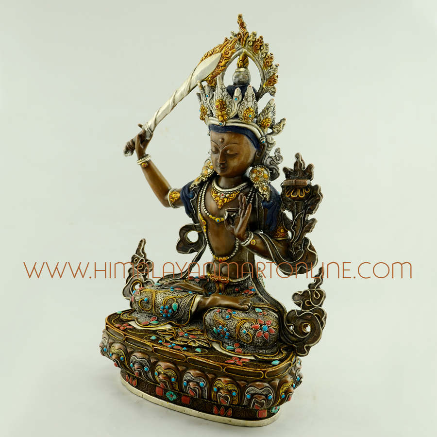 14" Manjushri / Jampelyang Statue: Buy 14" Manjushri / Jampelyang ...