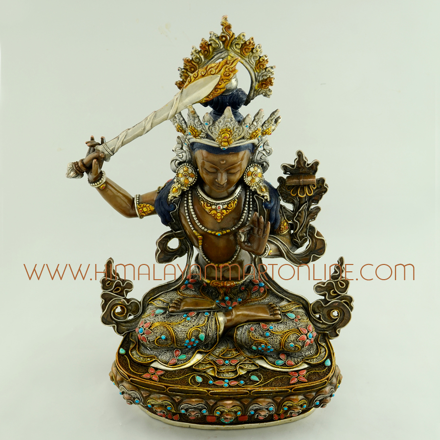 14" Manjushri / Jampelyang Statue: Buy 14" Manjushri / Jampelyang ...