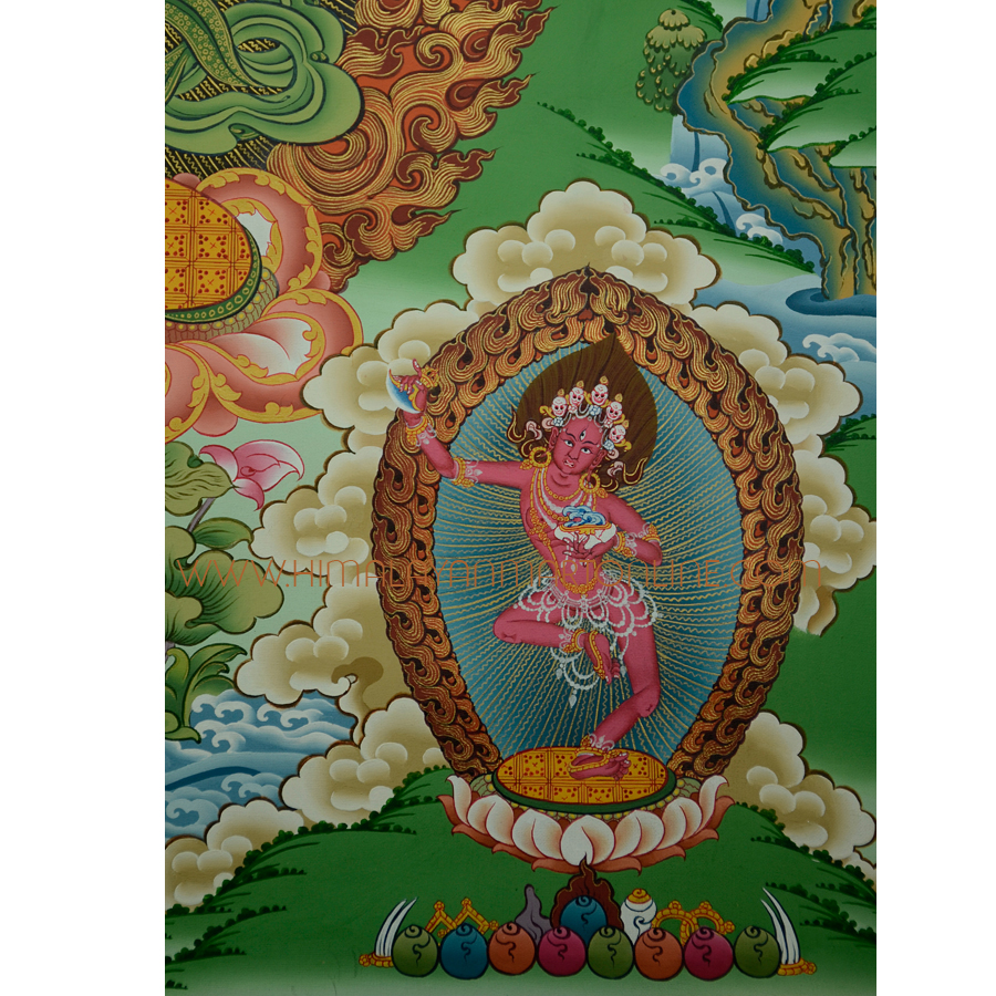 Kurukulla Thangka Scroll Painting: Kurukulla – Goddess of Enchantments