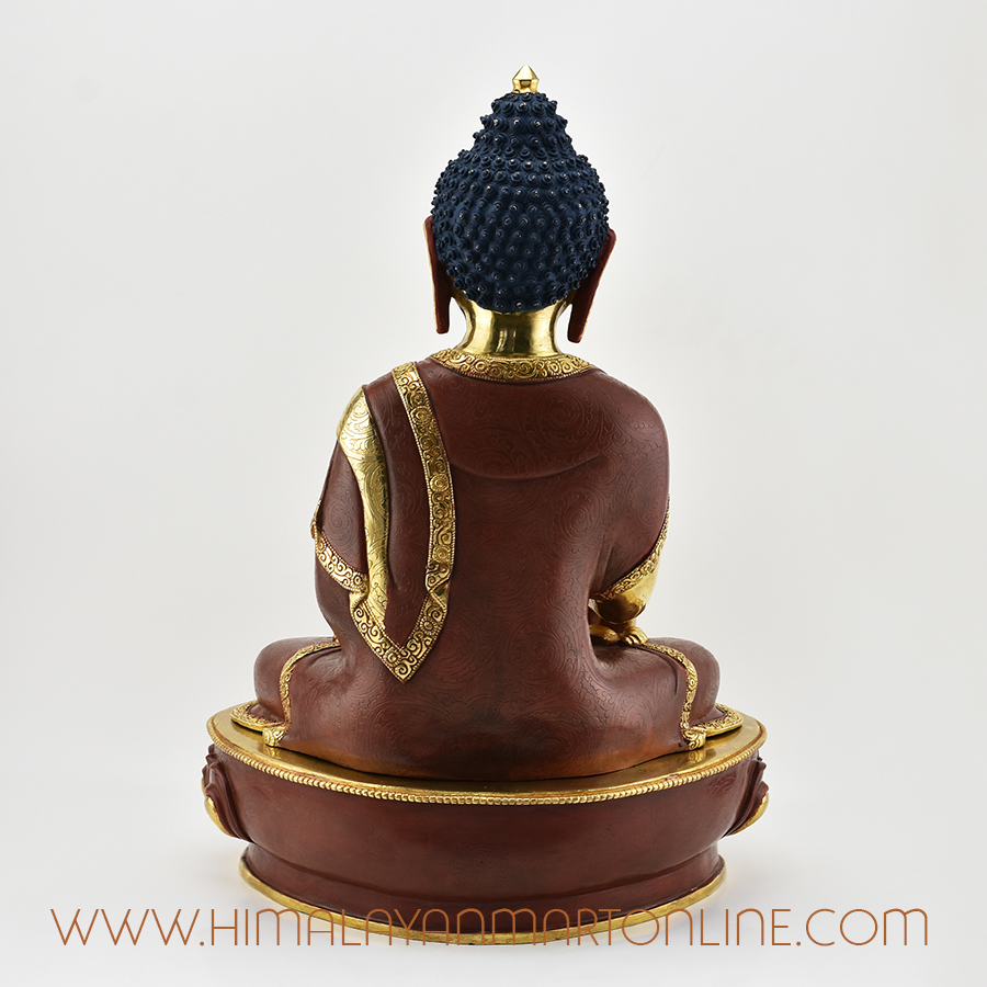 Hand Carved Buddha Statue: SHAKYAMUNI - LION OF THE SHAKYAS