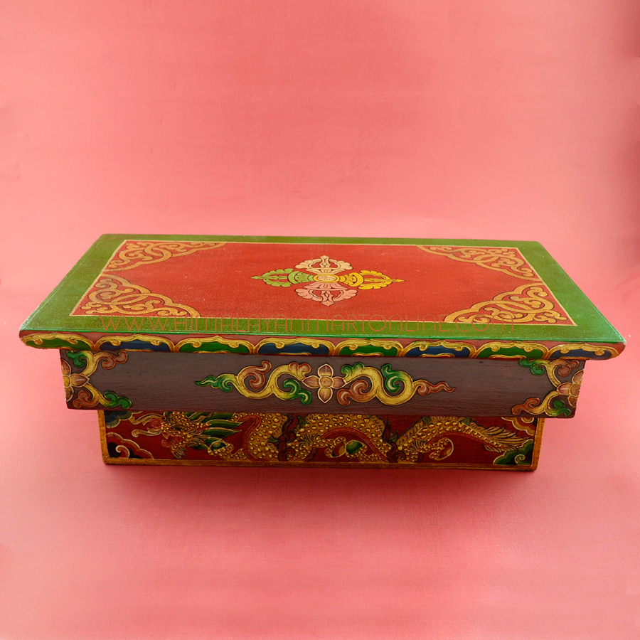Handmade Painted Tibetan Lama Table: Buy Handmade Painted Tibetan Lama ...