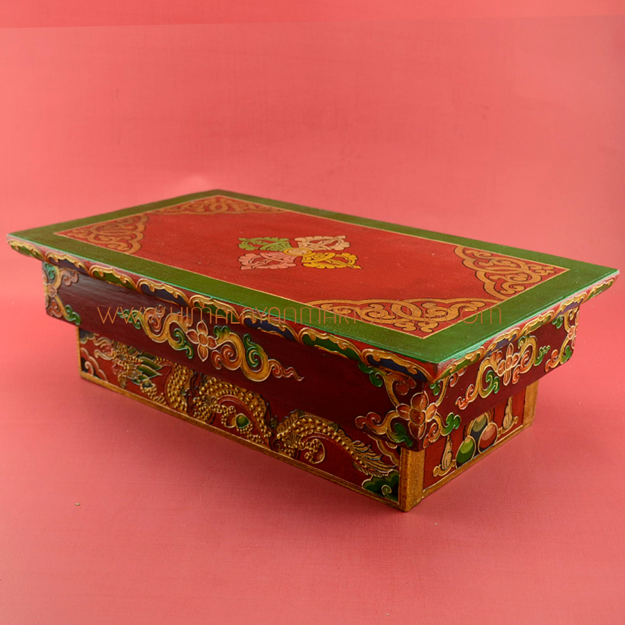 Handmade Painted Tibetan Lama Table: Buy Handmade Painted Tibetan Lama ...