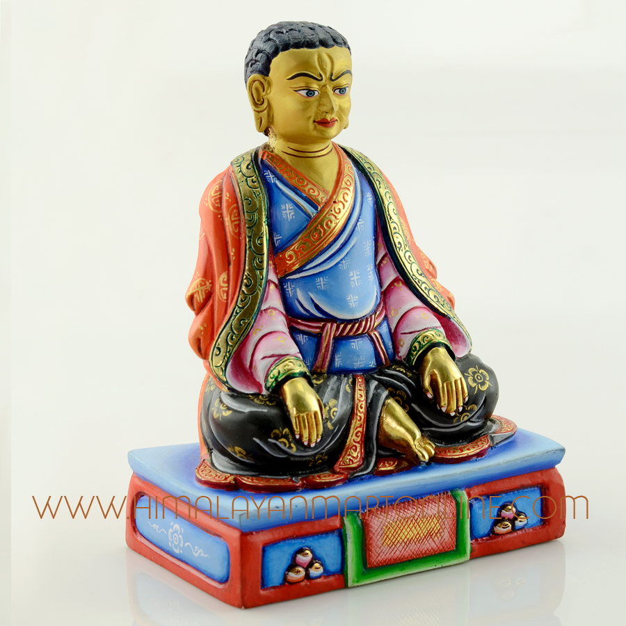 Guru Marpa Statue: Marpa was the founder of Kagyudpa Tradition