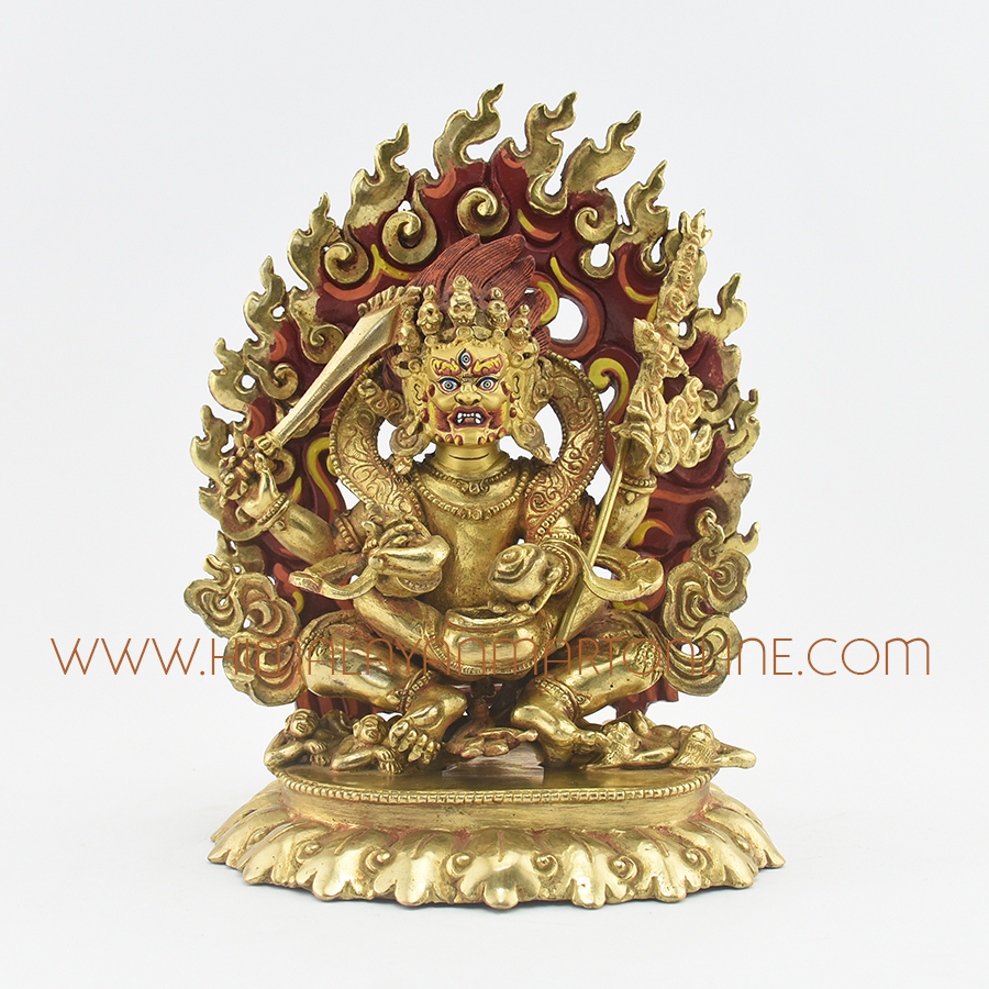 Four Armed Mahakala – The Protector of All Tibetan Buddhism Copper ...