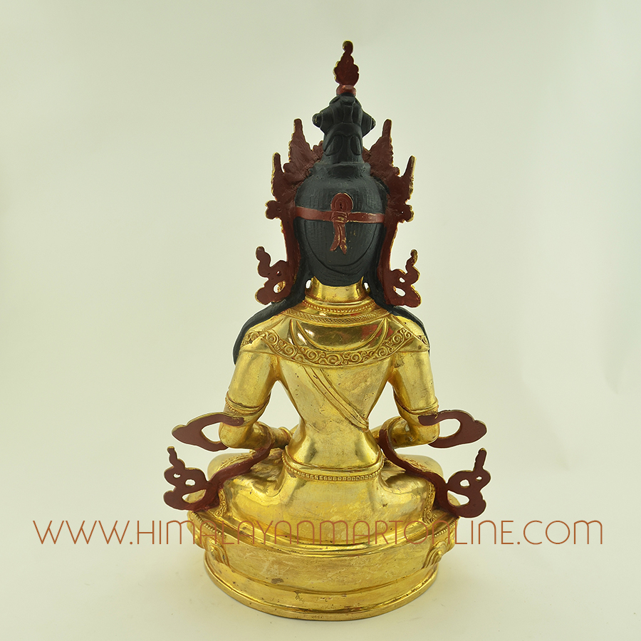 Aparmita Copper Statue: Aparmita Tsepame Amitayus Buddha Amitabha.