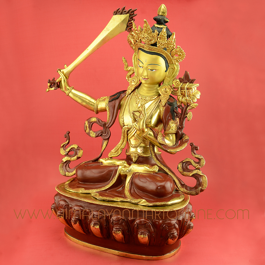 24" Manjushri Statue: Buy 24" Manjushri Statue Online - Himalayan Mart
