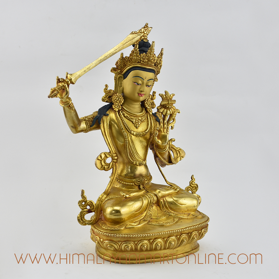 Manjushri Jampelyang Statue: Manjushri – The Bodhisattva of Wisdom