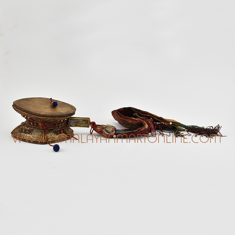Tibetan Ritual Drum Damaru: Damuru – Buddhist Ritual Drum