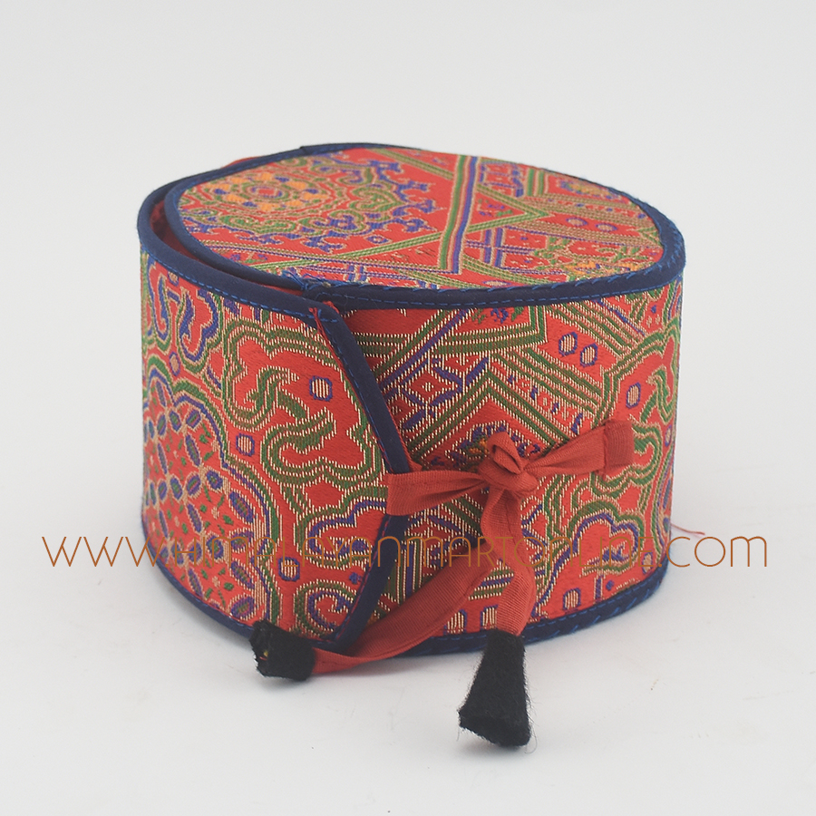 Tibetan Buddhist Ritual Drum: The Damru is a small drum with two heads.