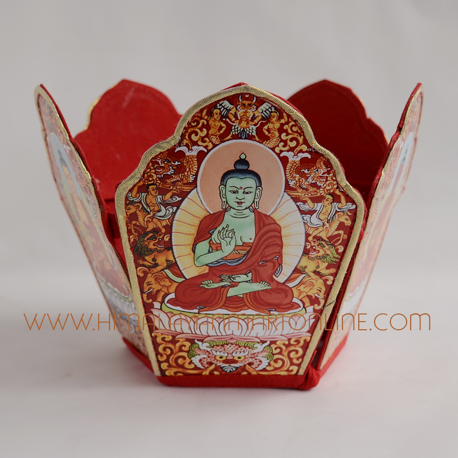 Auspicious Tibetan Buddhist Ringa - Ritual Lama Buddhist Monk Cap Crown