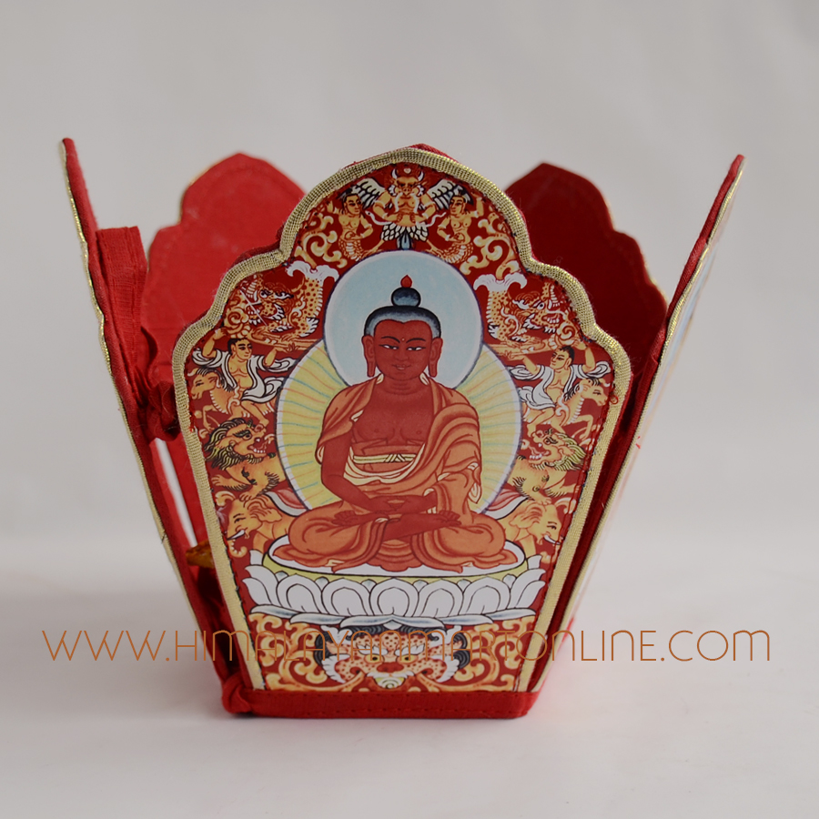Auspicious Tibetan Buddhist Ringa - Ritual Lama Buddhist Monk Cap Crown