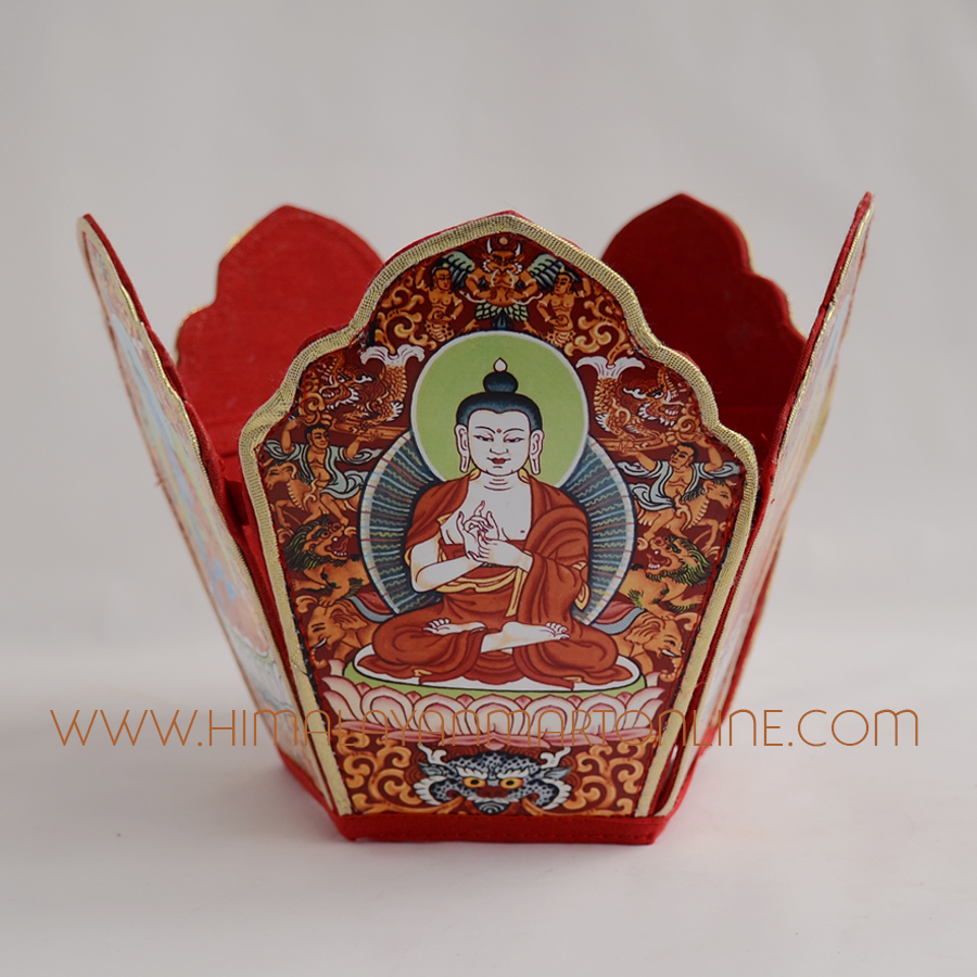 Auspicious Tibetan Buddhist Ringa - Ritual Lama Buddhist Monk Cap Crown