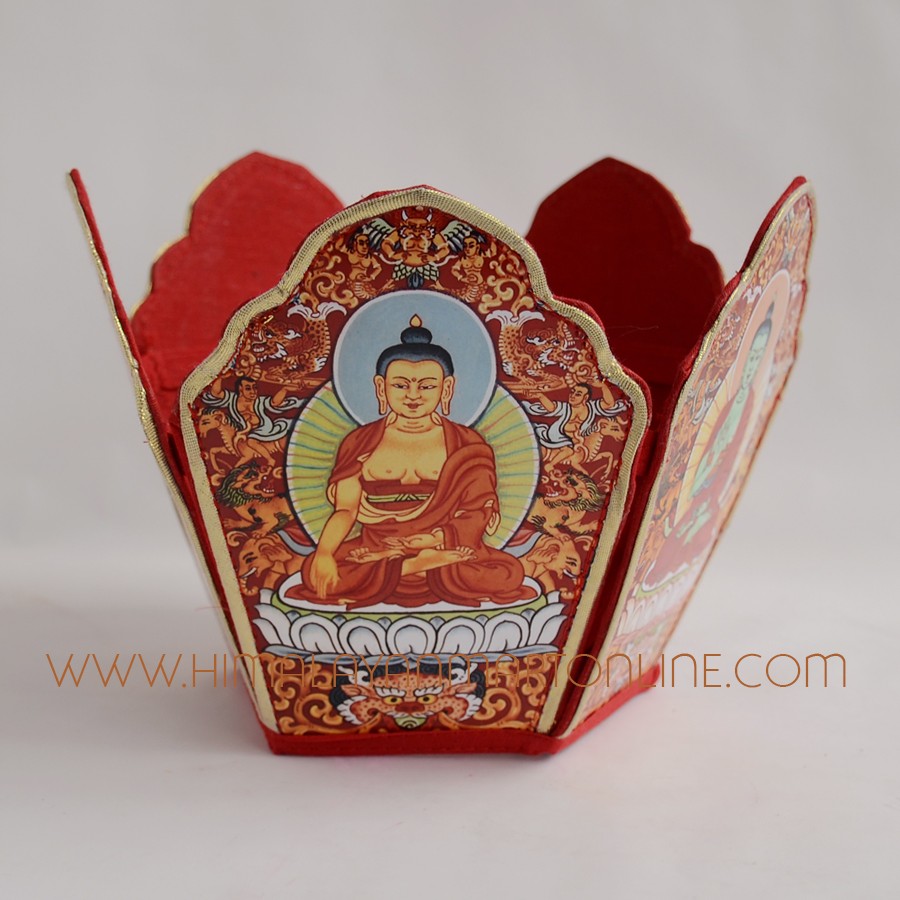 Auspicious Tibetan Buddhist Ringa - Ritual Lama Buddhist Monk Cap Crown