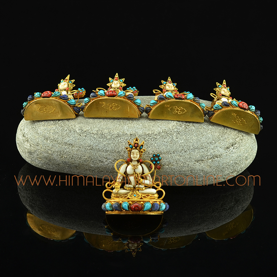 White Tara Silver Tibetan Buddhist Ritual Ghau Gau Pendant Prayer Box