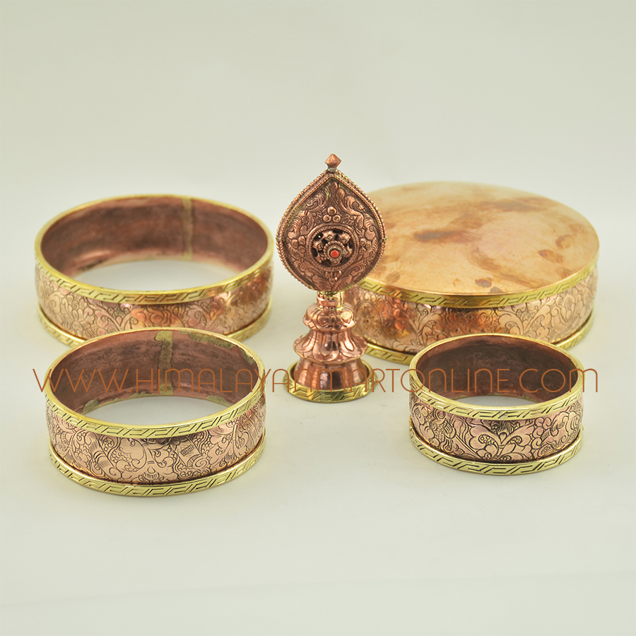 Offering Mandala Set Buddhist Ritual Item for Your Tibetan Buddhist ...