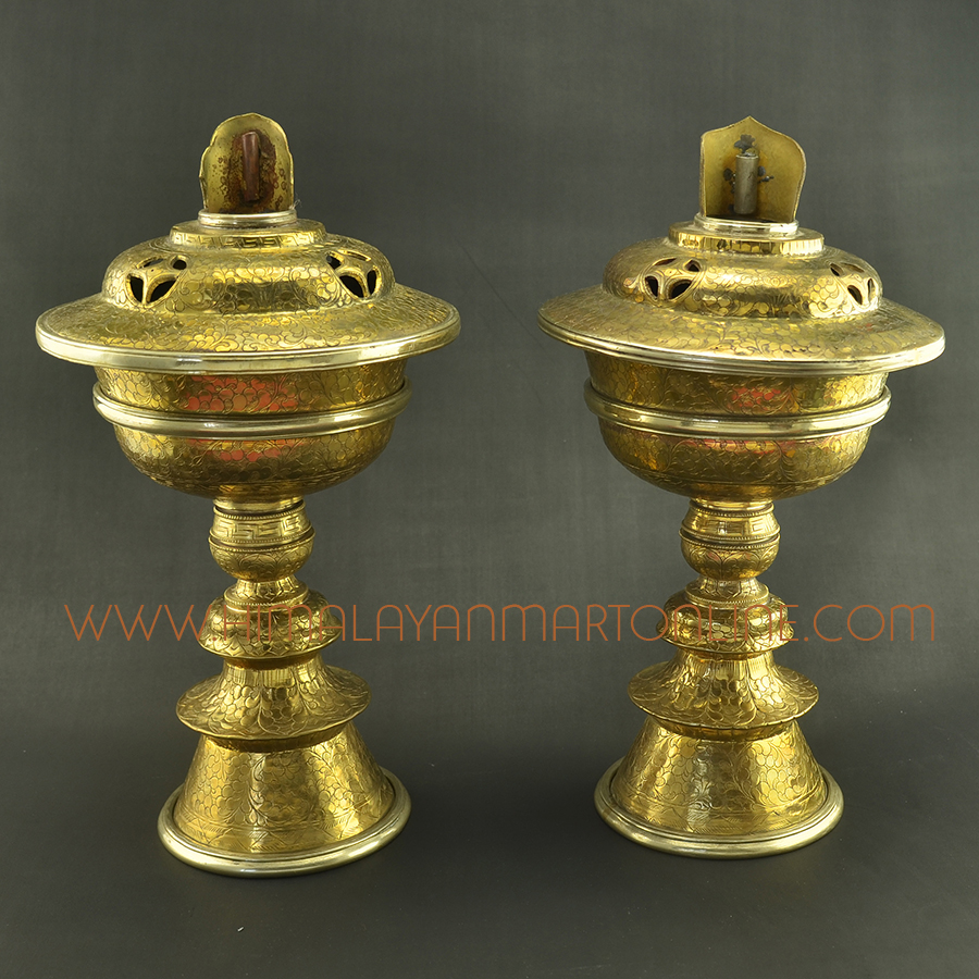 6" Tibetan Butter Lamp Set: Buy 6" Tibetan Butter Lamp Set Online ...
