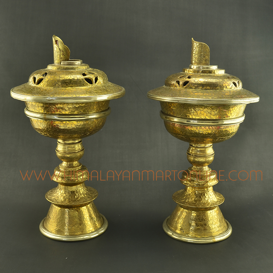 6" Tibetan Butter Lamp Set: Buy 6" Tibetan Butter Lamp Set Online ...