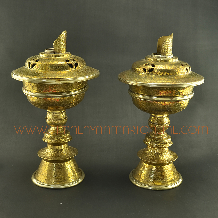 6" Tibetan Butter Lamp Set: Buy 6" Tibetan Butter Lamp Set Online ...