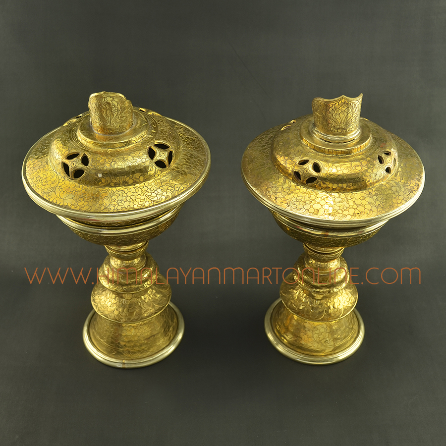 6" Tibetan Butter Lamp Set: Buy 6" Tibetan Butter Lamp Set Online ...