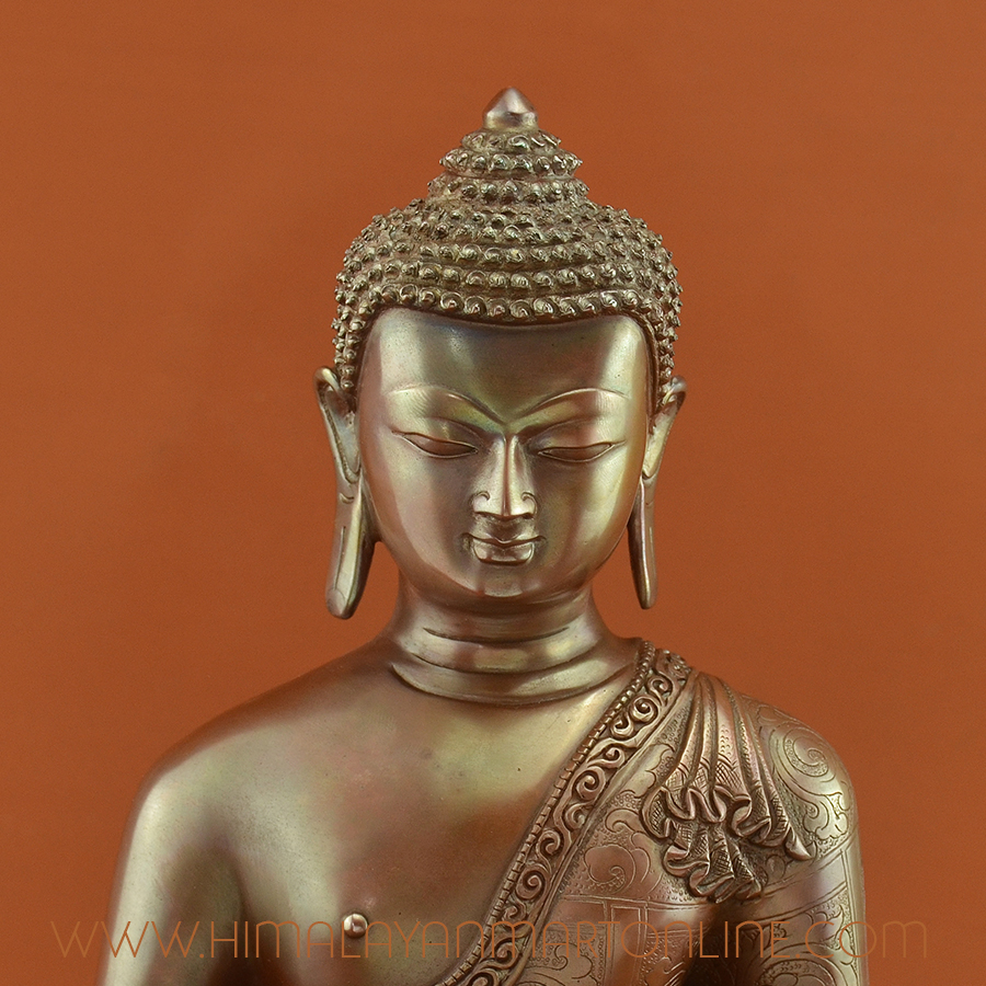Opame / Amitabha Buddha Copper Statue for Ritual in Monastery / Shrine ...