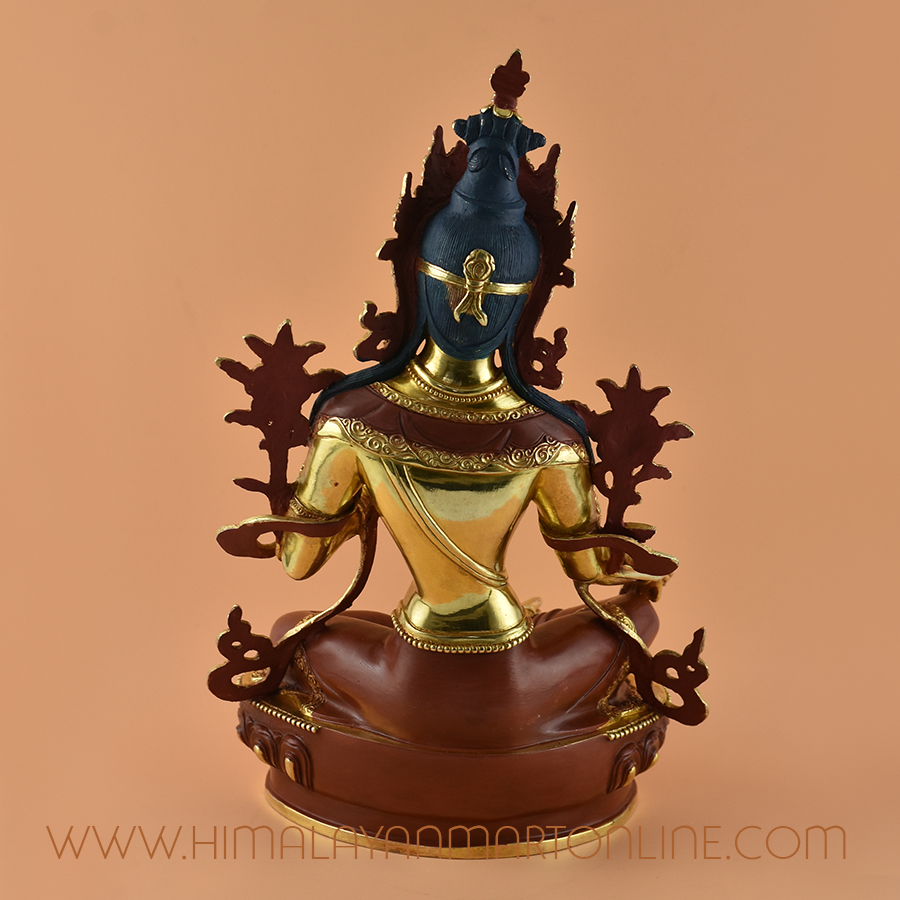 Drolma Statue: Green Tara / Drolma Hand Carved Copper Statue Frm Patan ...