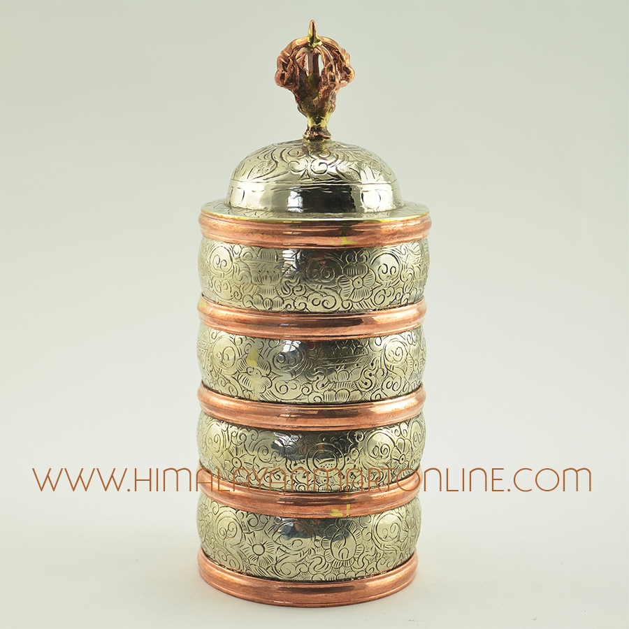 Japher is a Buddhist Ritual Object & used to store offerings to the god ...