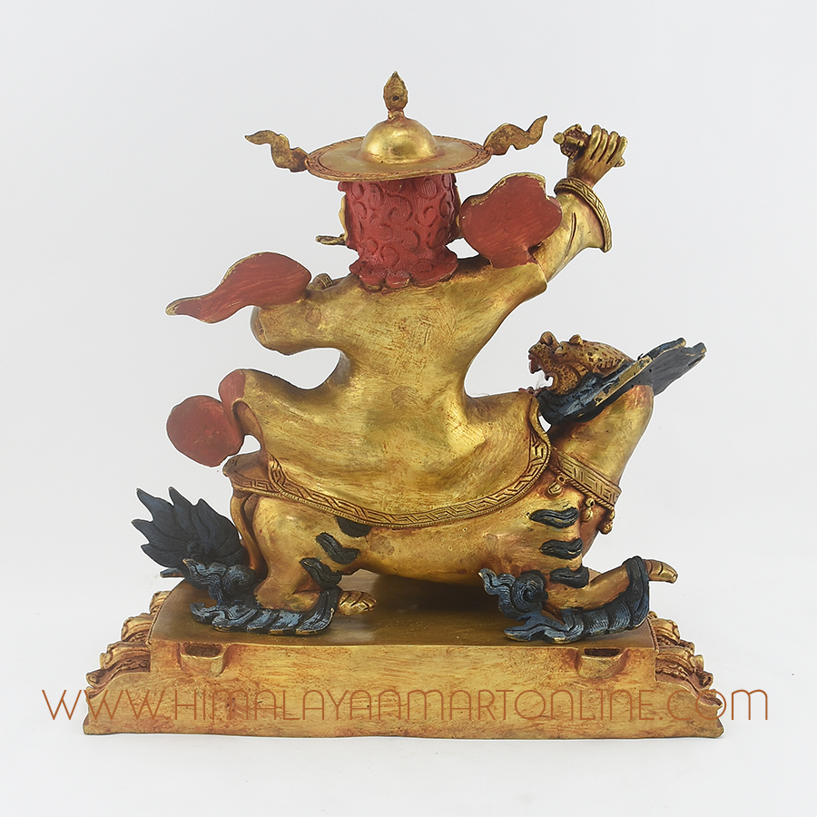 Dorje Drolo Copper Statue: The Manifestations Guru Padmasambhava