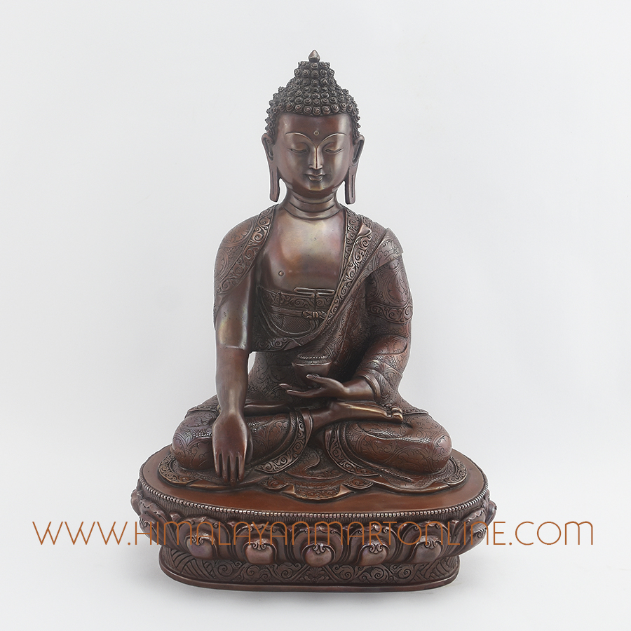 Buddha Shakyamuni Tomba Copper Statue: The Lion of the Shakyas