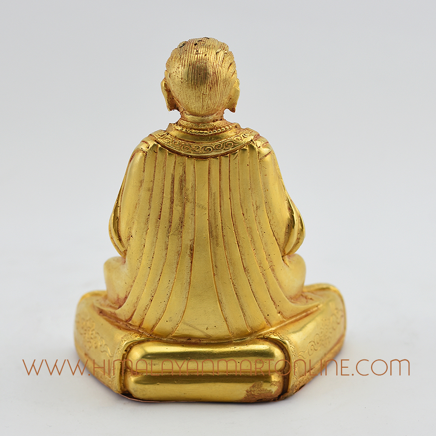 Marapa Copper Statue: Marpa – The Founder of Kagyudpa Tradition.