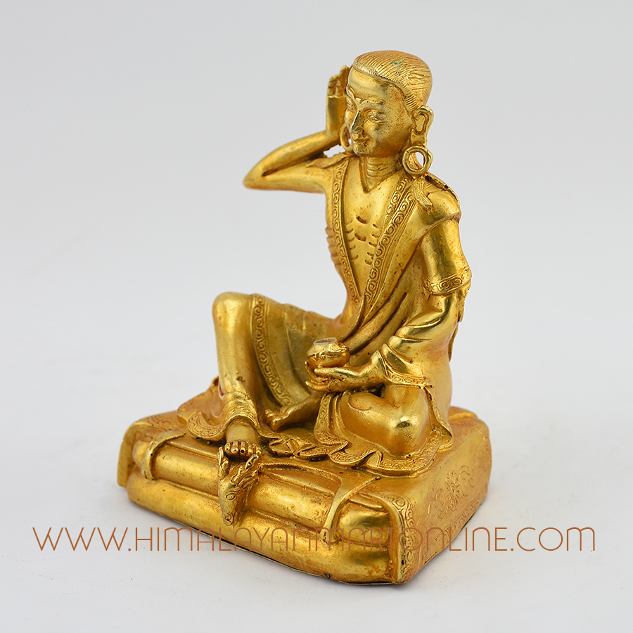 Guru Milarepa Copper Statue: Milarepa – Buddhist Master of Tibet.