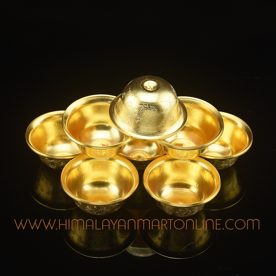 Ritual Water Offering Bowls: Set of Eight Ritual Offering Bowls or ...