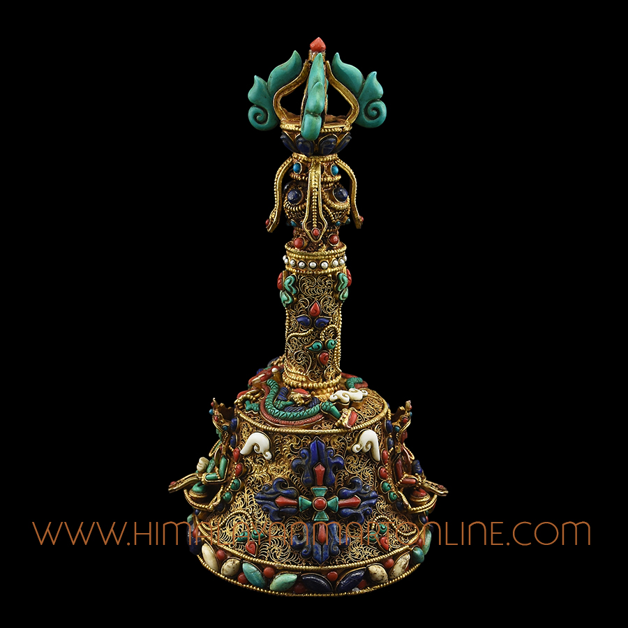 Vajra Bell Ritual Implement: Important ritual implement Tibetan Buddhism