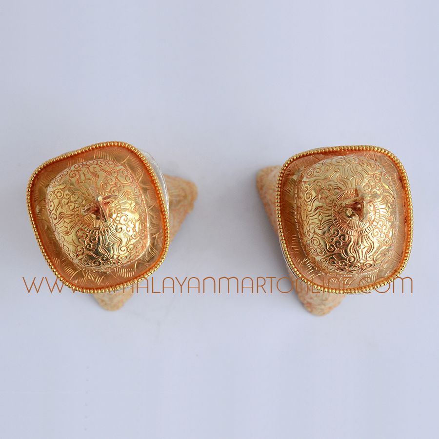 Tibetan Kapala Set: The ritual skull cup, known as Kapala in Sanskrit.