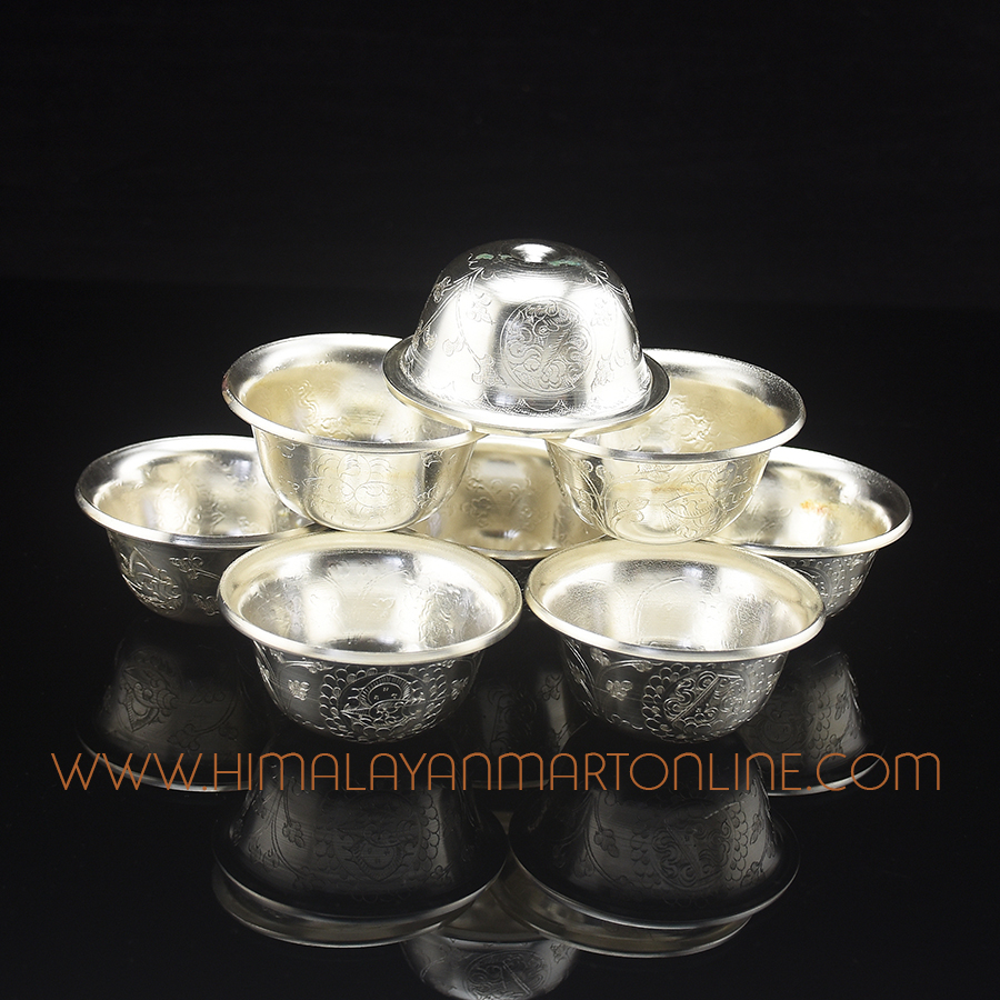 Religious Offering Bowls Set: This is a set of Eight Offering Bowls or ...