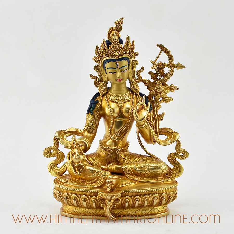 Gold Inlaid Red Tara Statue: Red Tara – The Wish Fulfilling Tara