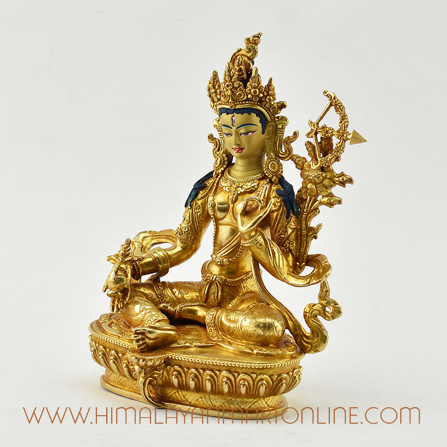 Gold Inlaid Red Tara Statue: Red Tara – The Wish Fulfilling Tara