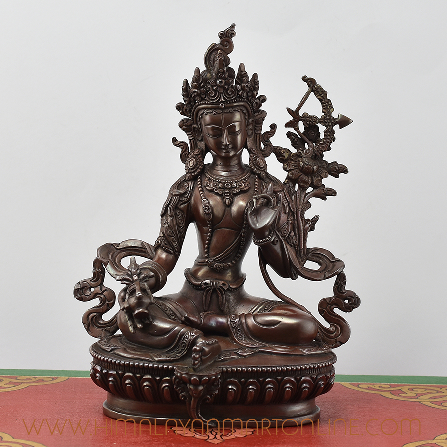 Hand Carved Red Tara Statue: Red Tara – The Wish Fulfilling Tara